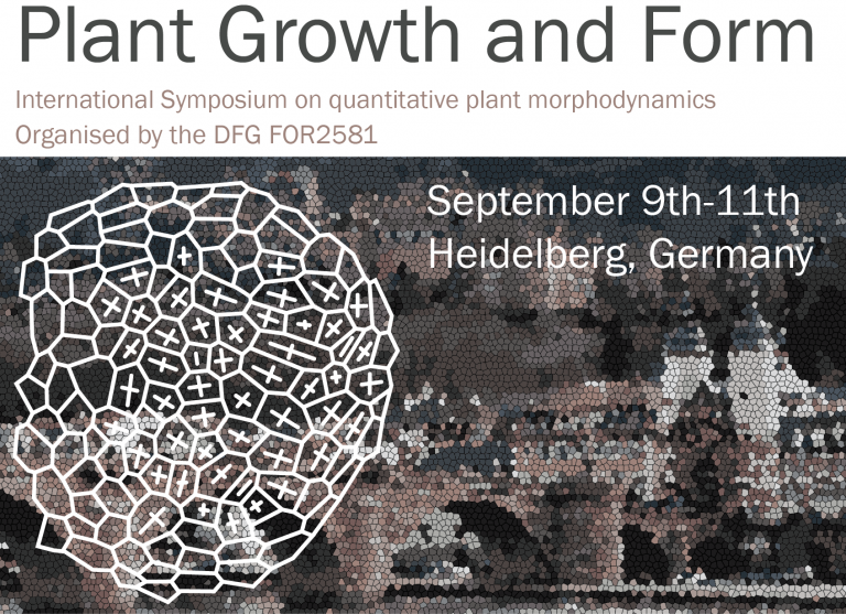 Plant Growth and Form 2019 - Plant Morphodynamics